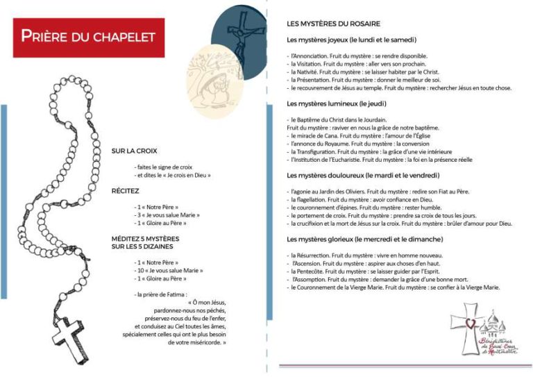 Comment prier le chapelet ? - Bénédictines du Sacré-Cœur de Montmartre
