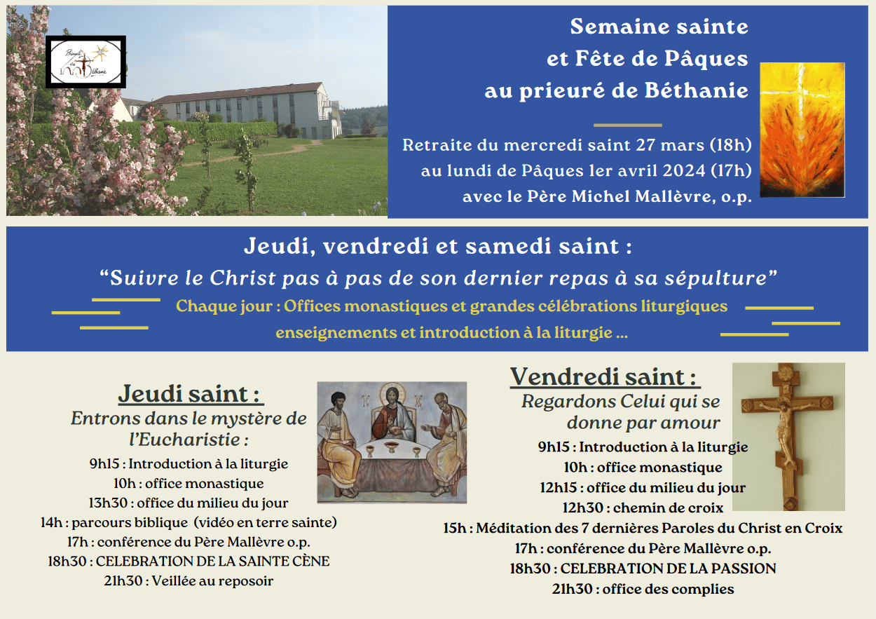 Semaine Sainte Et Pâques Dates – OHYDHC